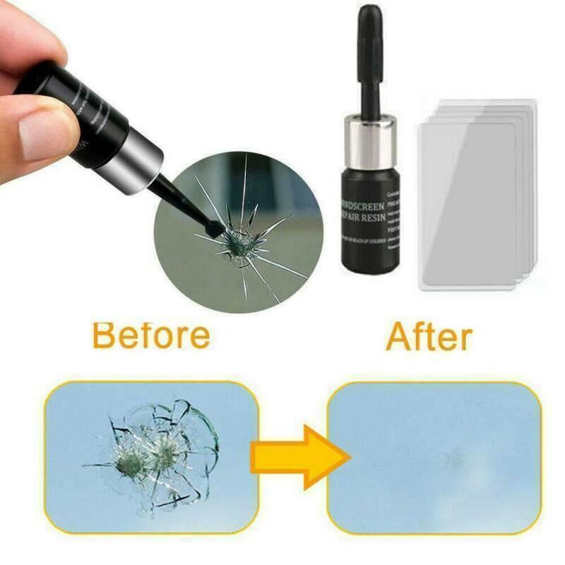 Windshield Repair Crack Scratch Resin Tool Kit DIY for Glass Chips Car ...