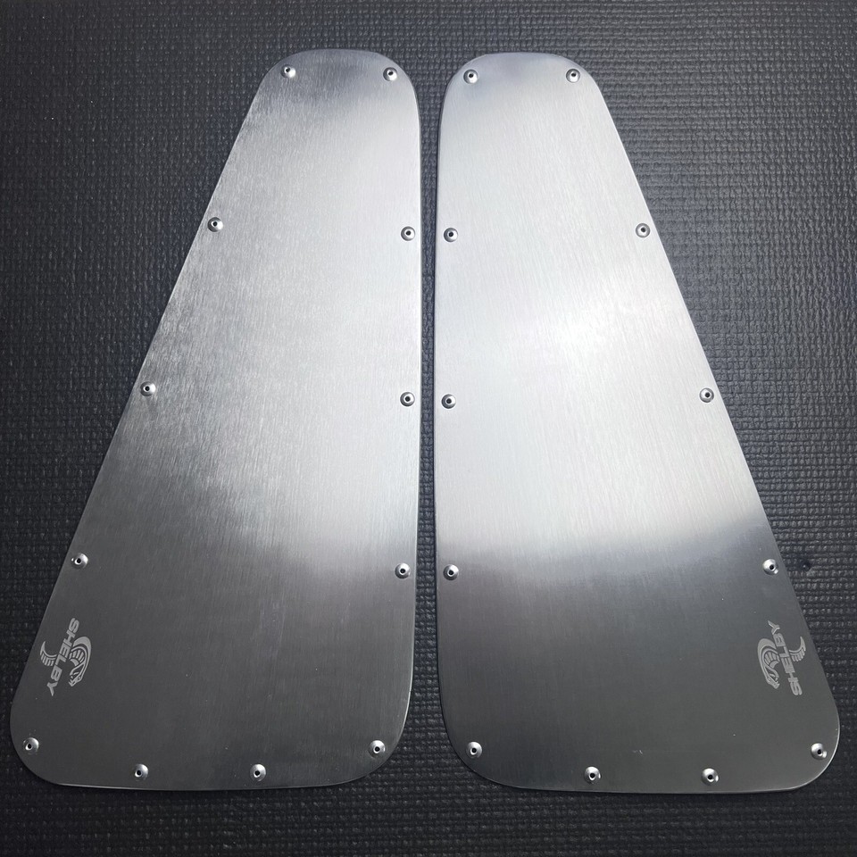 Shelby Quarter Window Covers Ford Mustang Super Snake Cobra GT500 05-09 ...