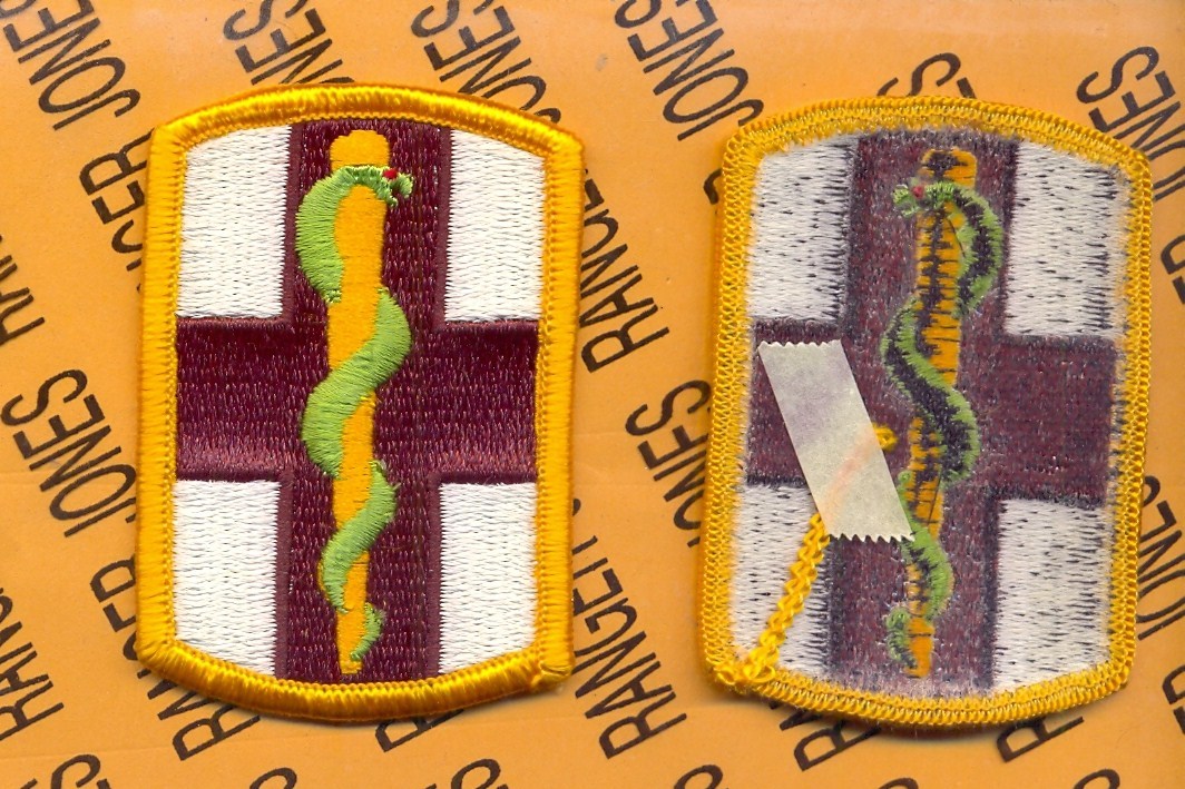 US Army 1st Medical Brigade 3" dress uniform patch m/e | eBay