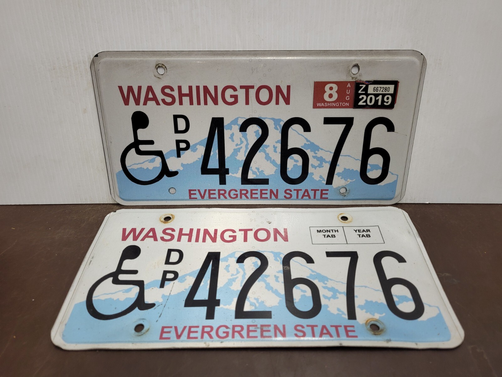 2019 Washington HANDICAP PAIR License Plate Tag | eBay