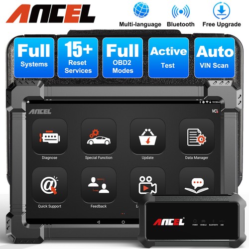 Car OBD2 Diagnostic Tool Automotive Full System Scanner Code Reader For ...