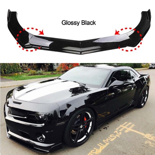 For Chevrolet Camaro SS Front Bumper Lip Spoiler Splitter Kit Glossy ...