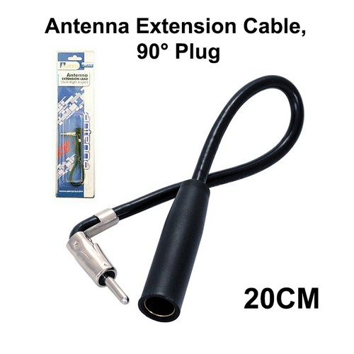 AERPRO 20CM RIGHT ANGLE CAR AERIAL EXTENSION LEAD | eBay Australia