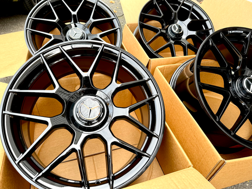 2024 MERCEDES SL63 RIMS WHEELS SET4 NEW 20/8.5 20/9.5 SET4 SL500 SL550 ...