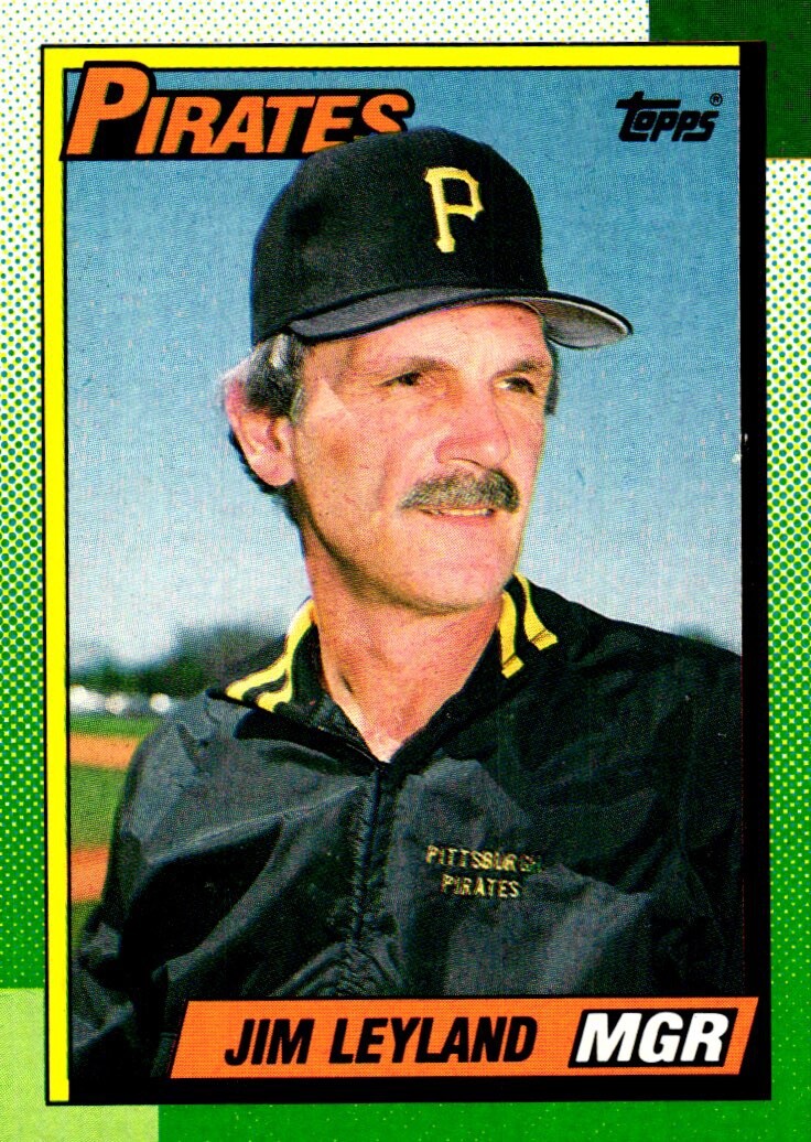 (3)1990 Topps Jim Leyland Pittsburgh Pirates Team Leaders #699 DS | eBay