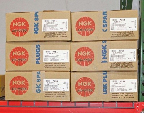 Set of 6 NGK 7751 Genuine Authentic Laser Iridium and Platinum Spark ...