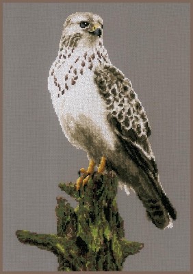 Diy Needlepoint Cross Stitch "Falcon" Embroidery Kit. Unprinted Сanvas ...
