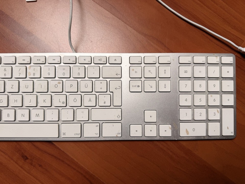 Apple Magic Keyboard A1243 | Deutsch QWERTZ | Tastatur USB ...