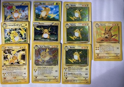 pokemon card lot collection (Raichu Party Pack) | eBay