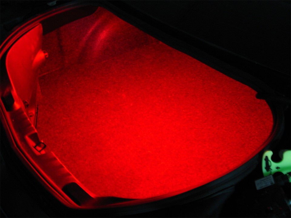 18-SMD Super Bright Red Full LED Trunk Cargo Area Light Assembly For ...