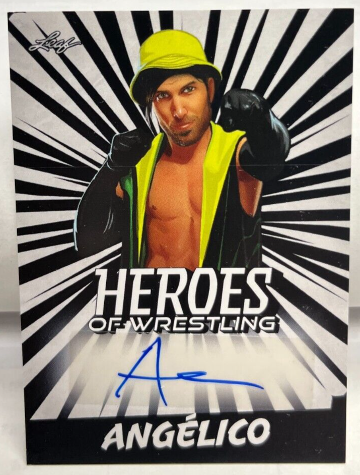Angelico 2023 Leaf Heroes of Wrestling Autograph Auto SP #BA-A1 | eBay