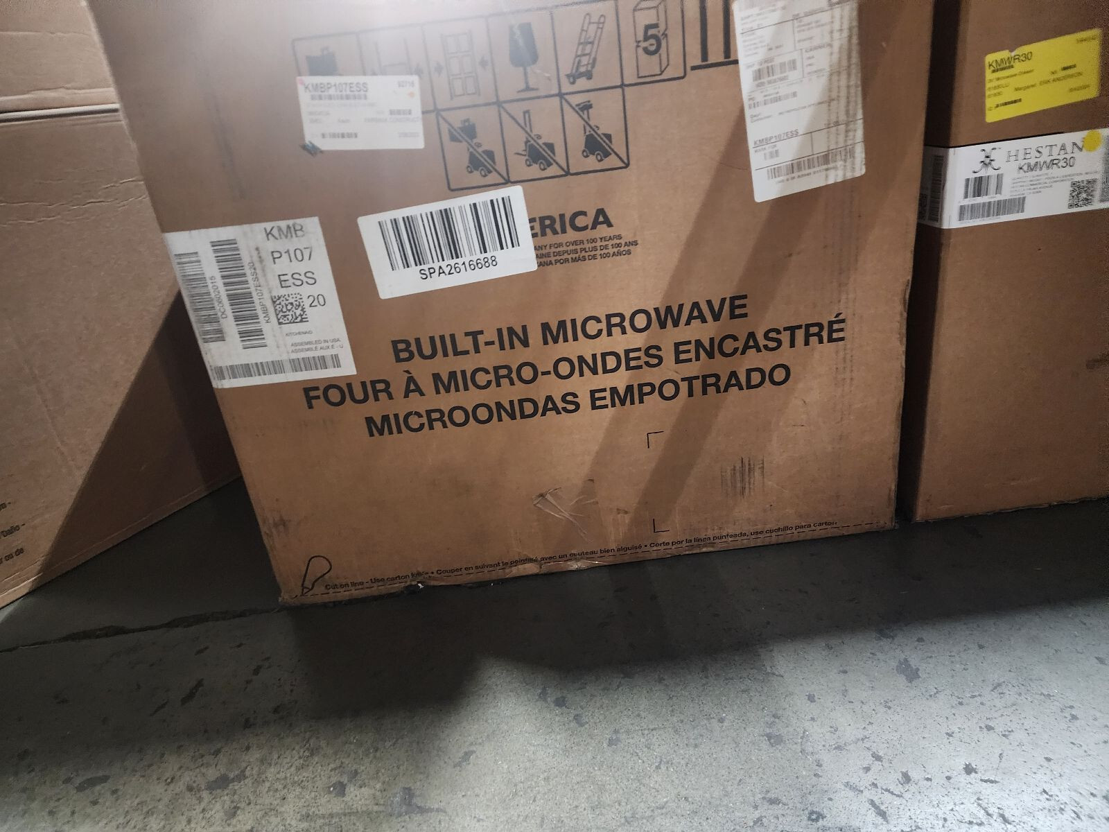 KitchenAid 27" Built-in Convection Microwave Oven - Stainless Steel ...