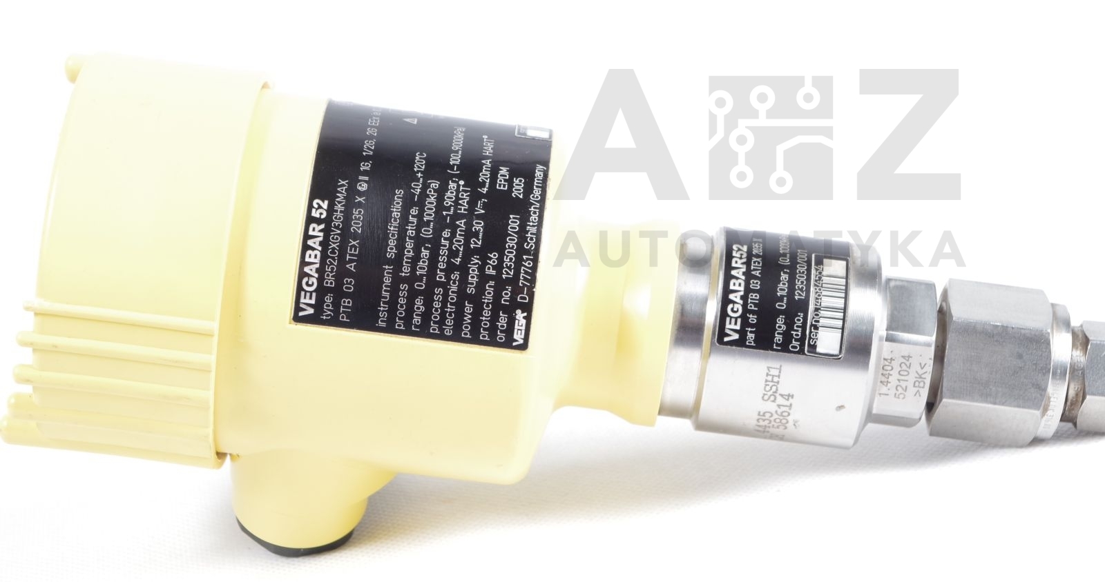VEGA VEGABAR BR52.CXGV3GHKMAX 52 PTB 03 ATEX 2035 X PTB03ATEX2035X! NEW ...