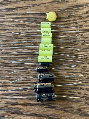 Seeburg TCC1 TCC2 Jukebox Control Center REBUILD KIT New Capacitors ...