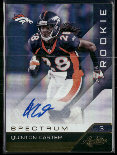 Quinton Carter 2011 Absolute Spectrum RC Auto 290/299 | eBay