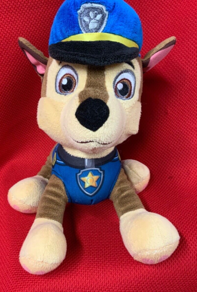 Paw Patrol Chase Plush Toy Dog Stuffed Animal Nickelodeon 8.5” | eBay