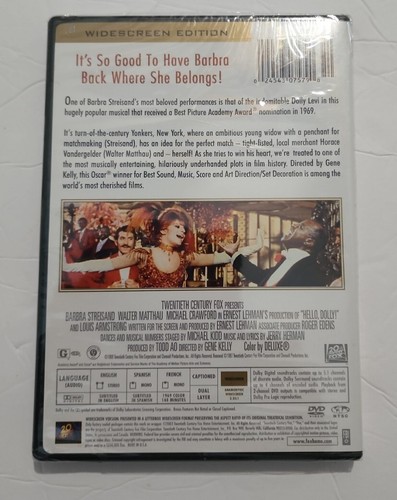 Hello, Dolly DVD, Barbara Streisand & Walter Matthau - SEALED ...