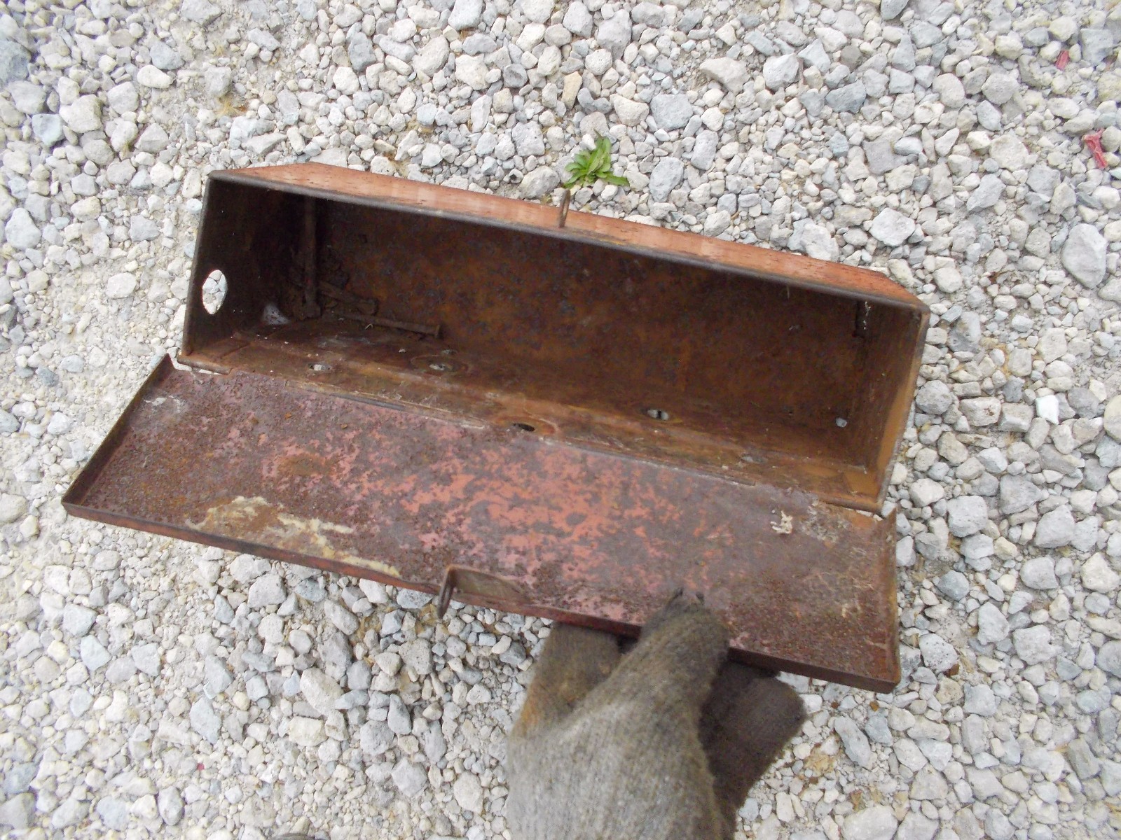 Allis Chalmers WD 45 WD45 45 tractor AC fender mount tool box w /lid | eBay
