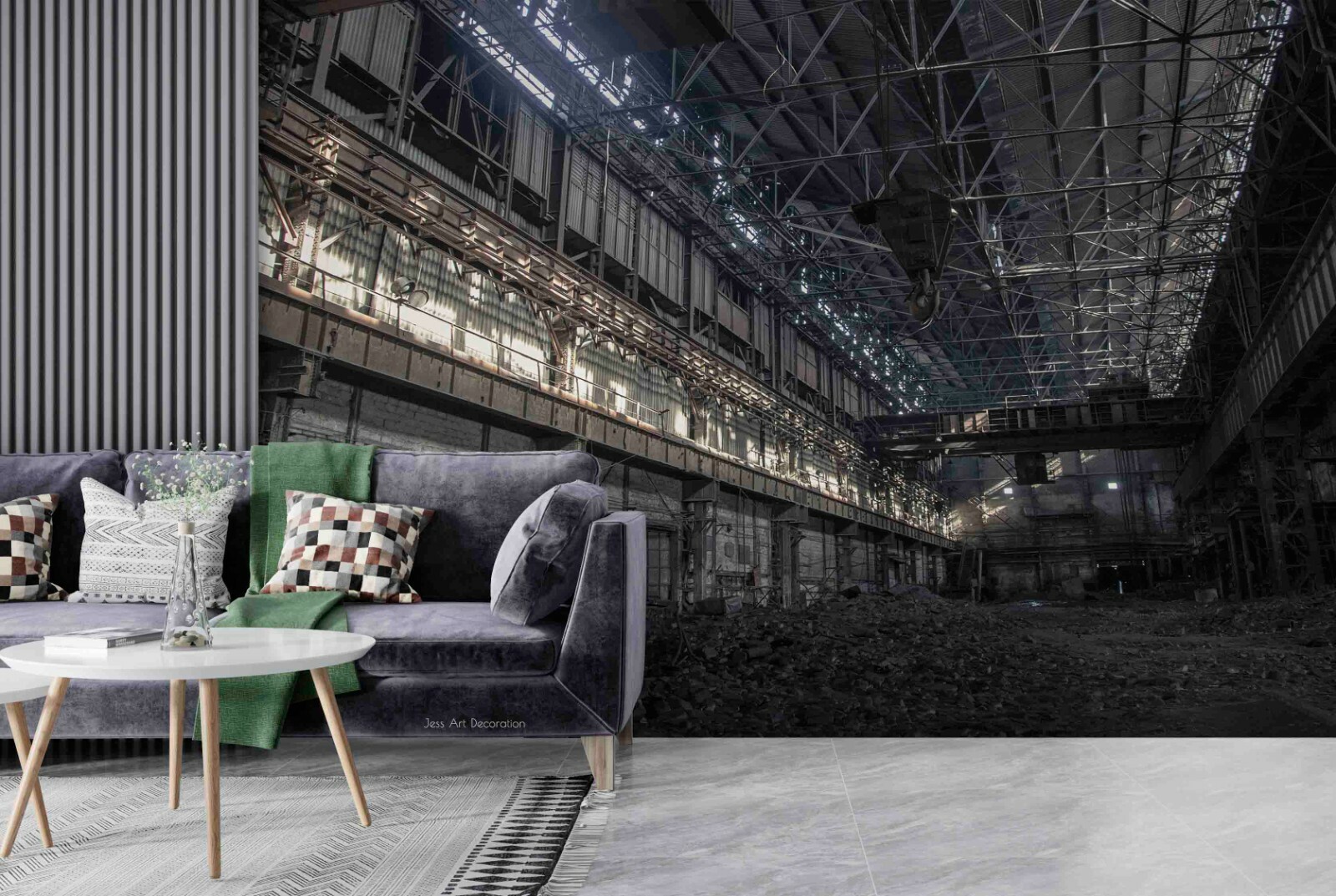 3D Industry Factory Wallpaper Wall Mural Removable Self-adhesive 354 ...