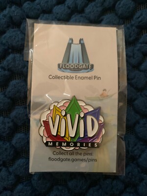 Floodgate Games Vivid Memories Board Game Promo Pin | eBay
