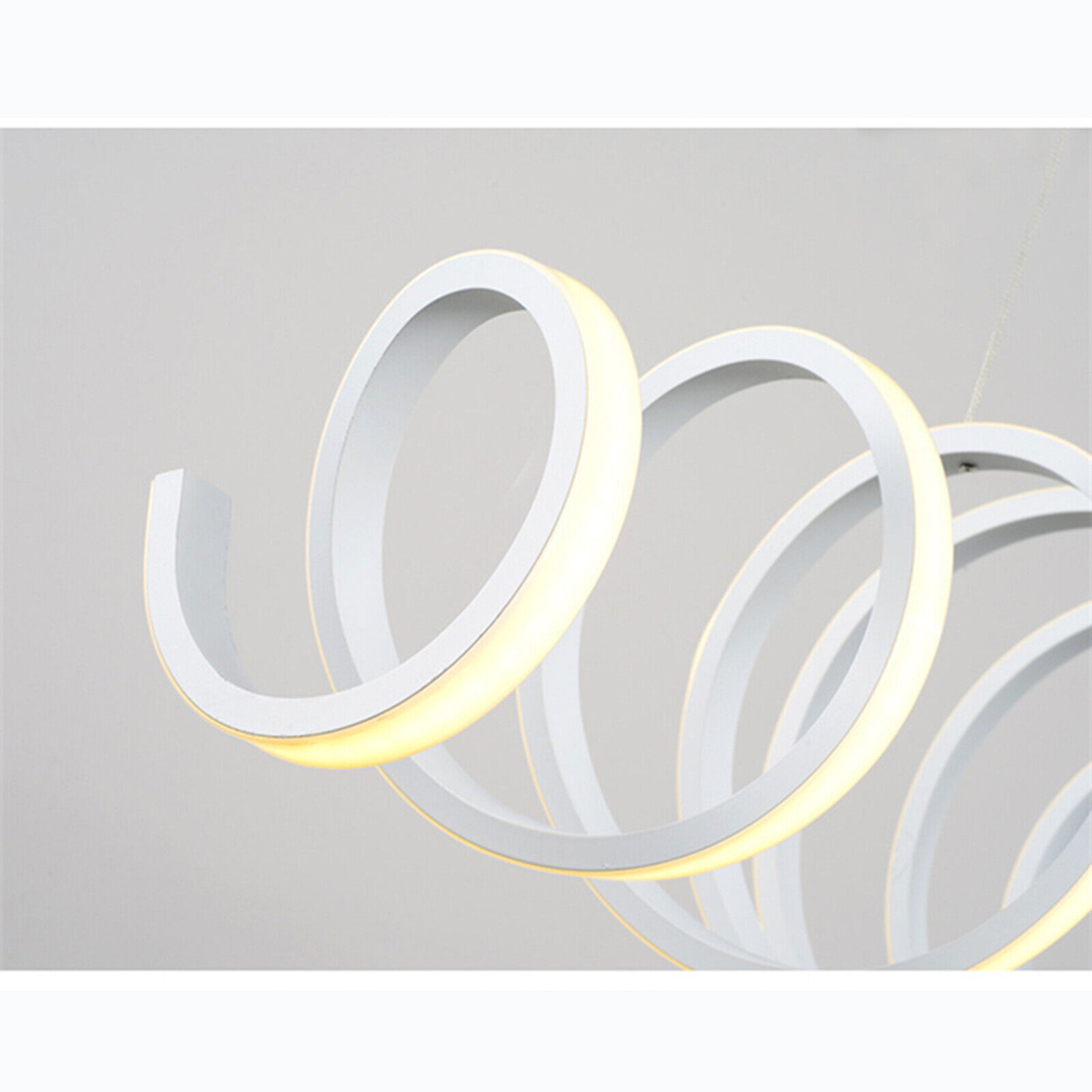 Living Room Lighting Acrylic Chandelier LED Ceiling Light Wave Pendant ...