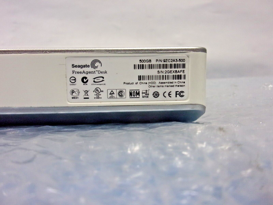 Seagate FreeAgent Desk 500GB External Hard Drive 9ZC2A3-500 ( NOT ...