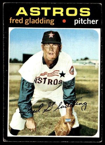 1971 Topps #381 Fred Gladding Baseball Houston Astros | eBay