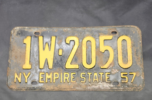 1950 New York license plates Empire State 1957 | eBay