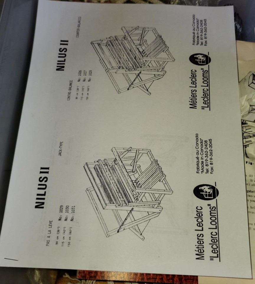 Leclerc Nilus II Weaving Loom - VGC - USED - GREAT LOOM WITH ...