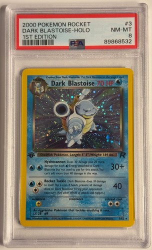 Dark Blastoise 1st Edition Team Rocket Holo (3/82) - PSA 8 | eBay