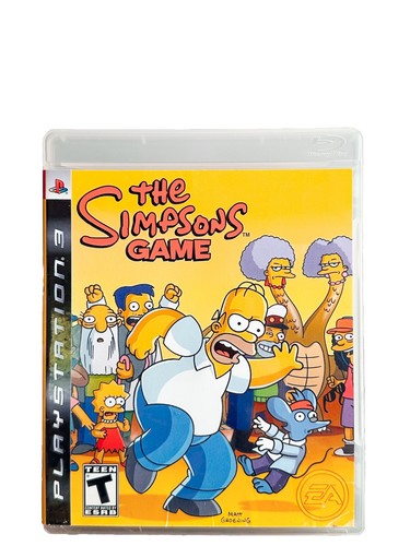 The Simpsons Game (Sony PlayStation 3 PS3, 2007) Manual Included ...
