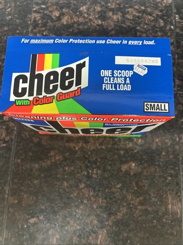 Vtg Ultra Cheer 1991 With Color Guard 18 Load Powder Laundry Detergent ...