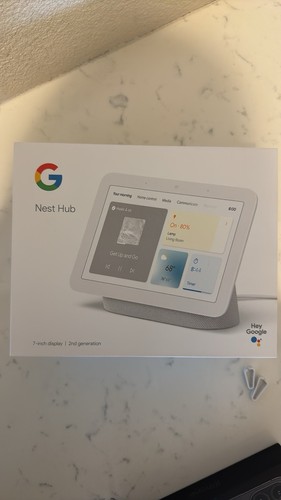 Google Nest Hub 7” (2nd Generation) Chalk | eBay