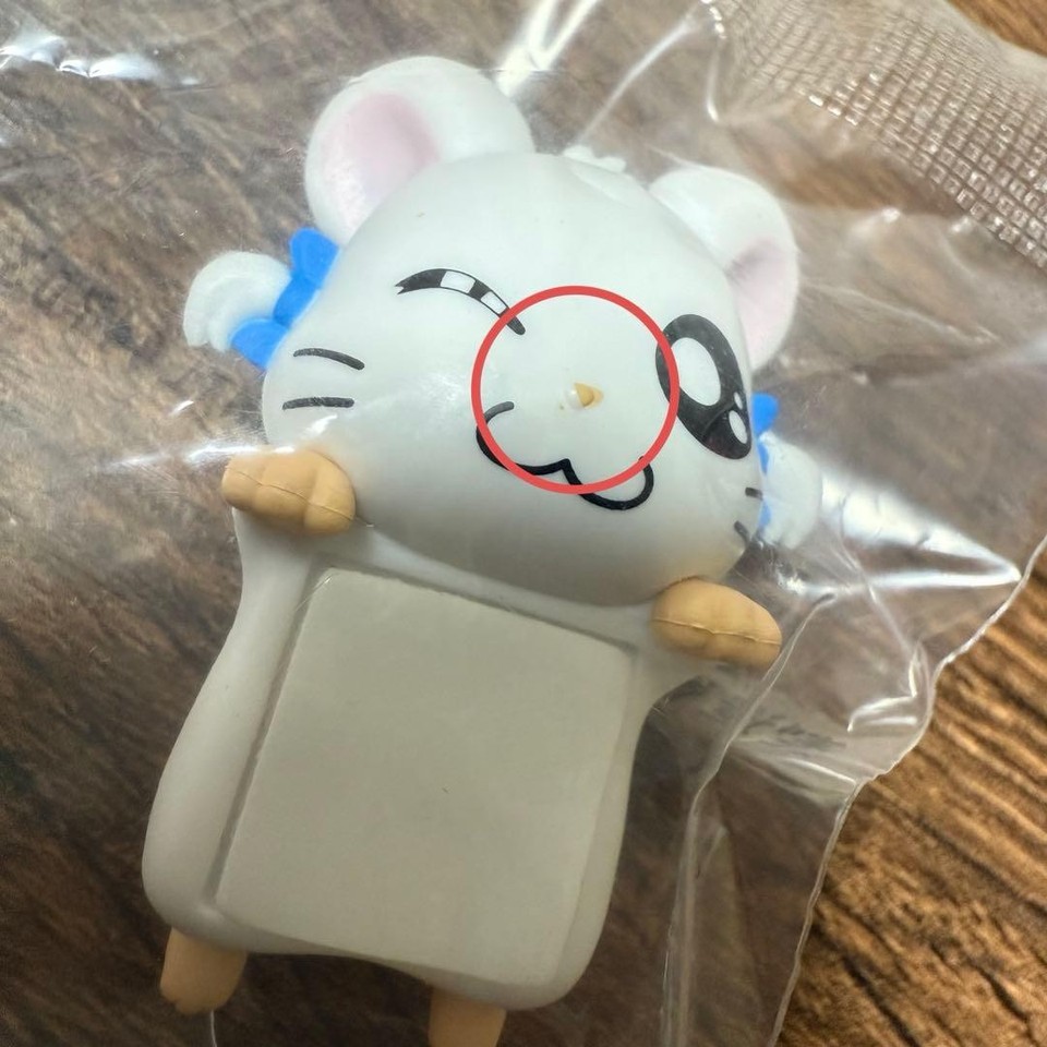 Tottoko Hamtaro Ichibankuji H-Sho Chirin Friends Mini Figure Ribon-Chan ...