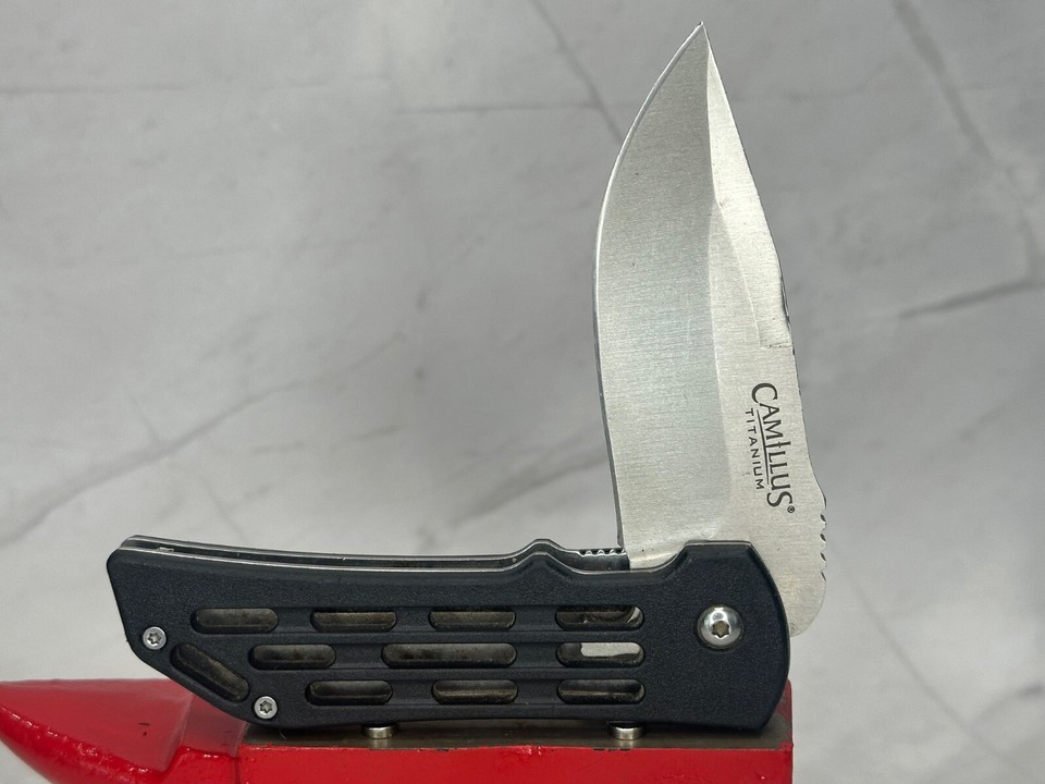 Camillus Titanium Dominator Darrell Ralph Design Knife 3" Blade 4 ...