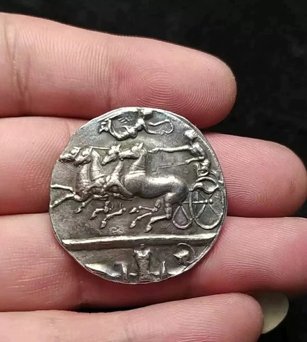 SUPERB--ELECTRUM GREEK silver COIN DRACHM ALEXANDE --- | eBay