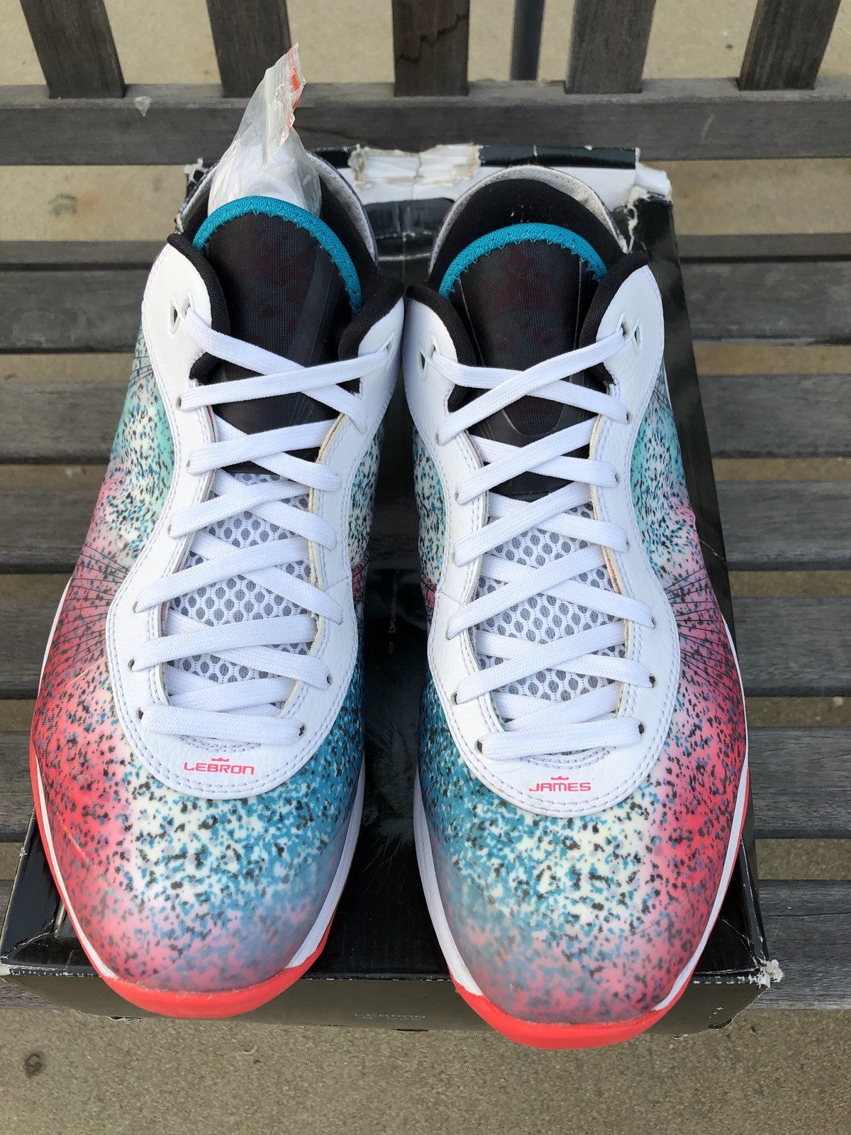 Nike Lebron James LBJ 8 Low V2 Miami Nights 11 Solar … - Gem