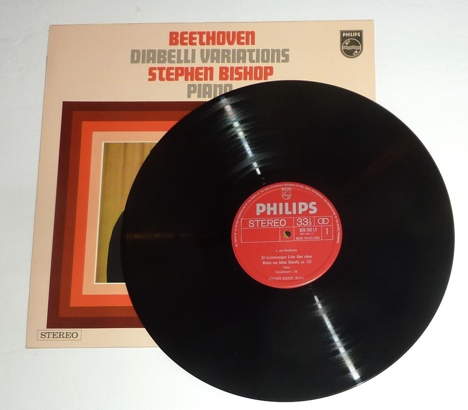VINYL LP by STEPHEN BISHOP (PIANO) "BEETHOVEN" (1968) CLASSICAL ...
