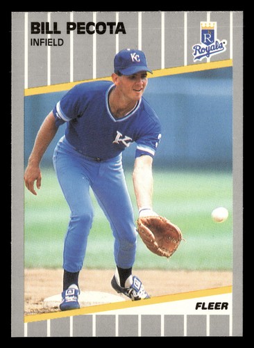 Bill Pecota 1989 Fleer #289 Kansas City Royals BUY3GET1FREE | eBay