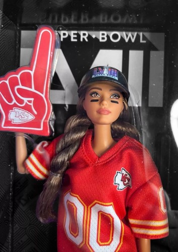 Barbie 2024 NFL Super Bowl Champions Doll Kansas City Chiefs Signature ...