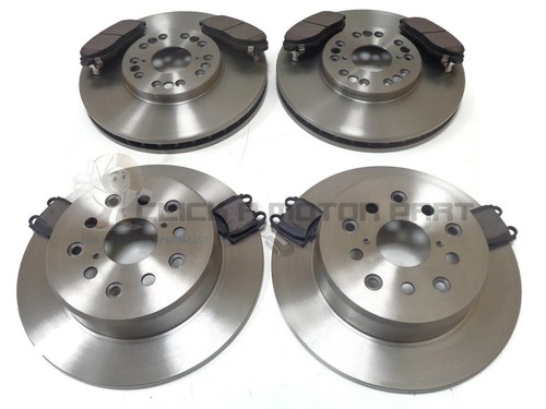 FRONT & REAR BRAKE DISCS AND PADS SET NEW FOR LEXUS IS200 SPORT 1999 ...