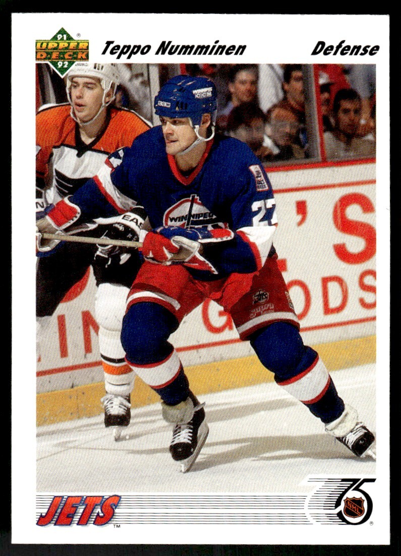 1991-92 Upper Deck Teppo Numminen Winnipeg Jets #240 | eBay
