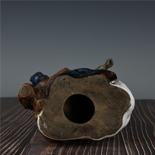 10.62" Cultural Revolution Porcelain Capture the Flying Thief Figurines ...