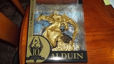 Mcfarlane The Elder Scrolls V Skyrim Alduin Gold Edition figure ...