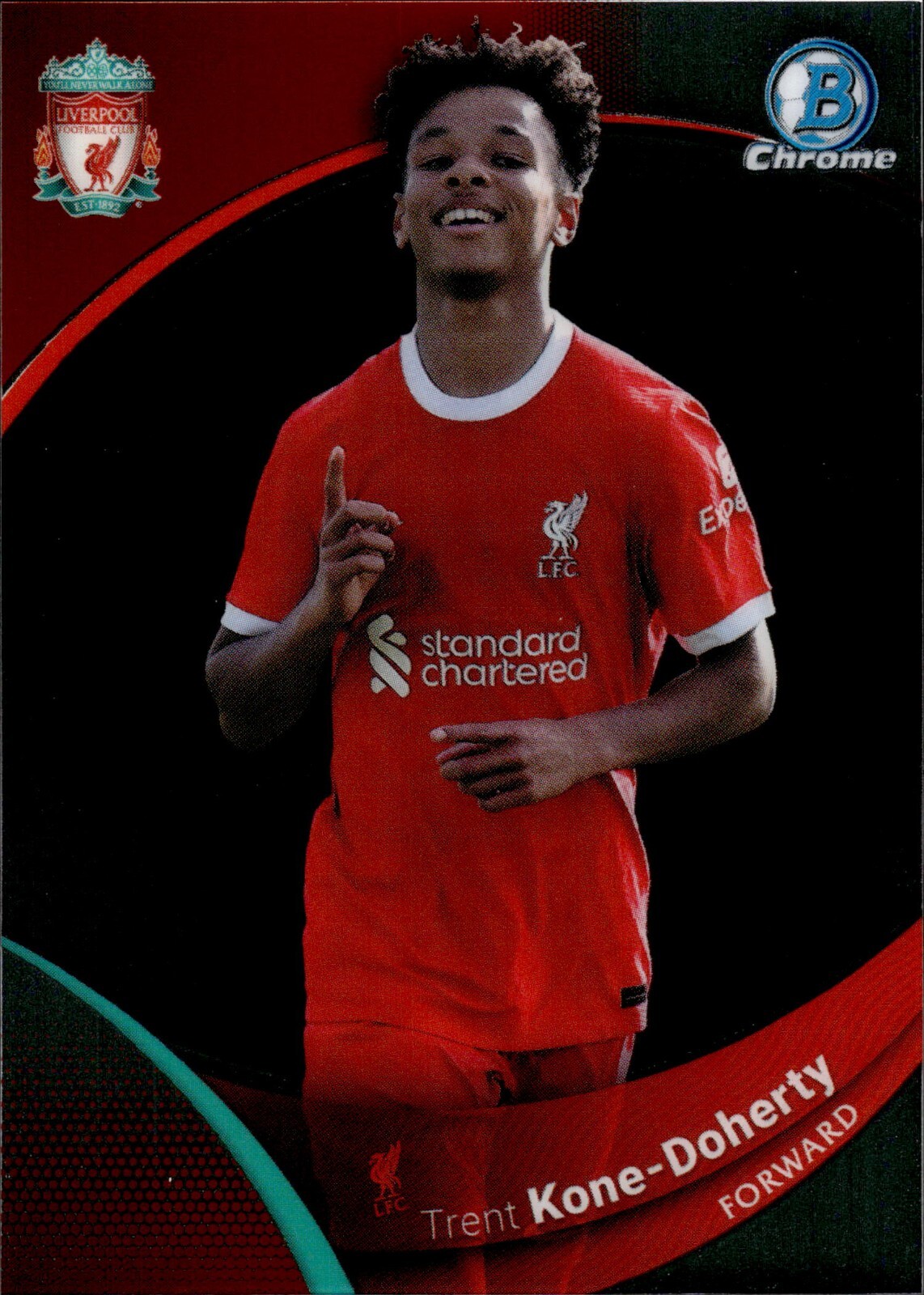 Trent Kone-Doherty - Bowman - TOPPS Liverpool Chrome 2023/24 | eBay