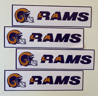RAMS FOOTBALL STICKER 80’s LA RAMS FOOTBALL NFL STICKERS Vintage NFL ...