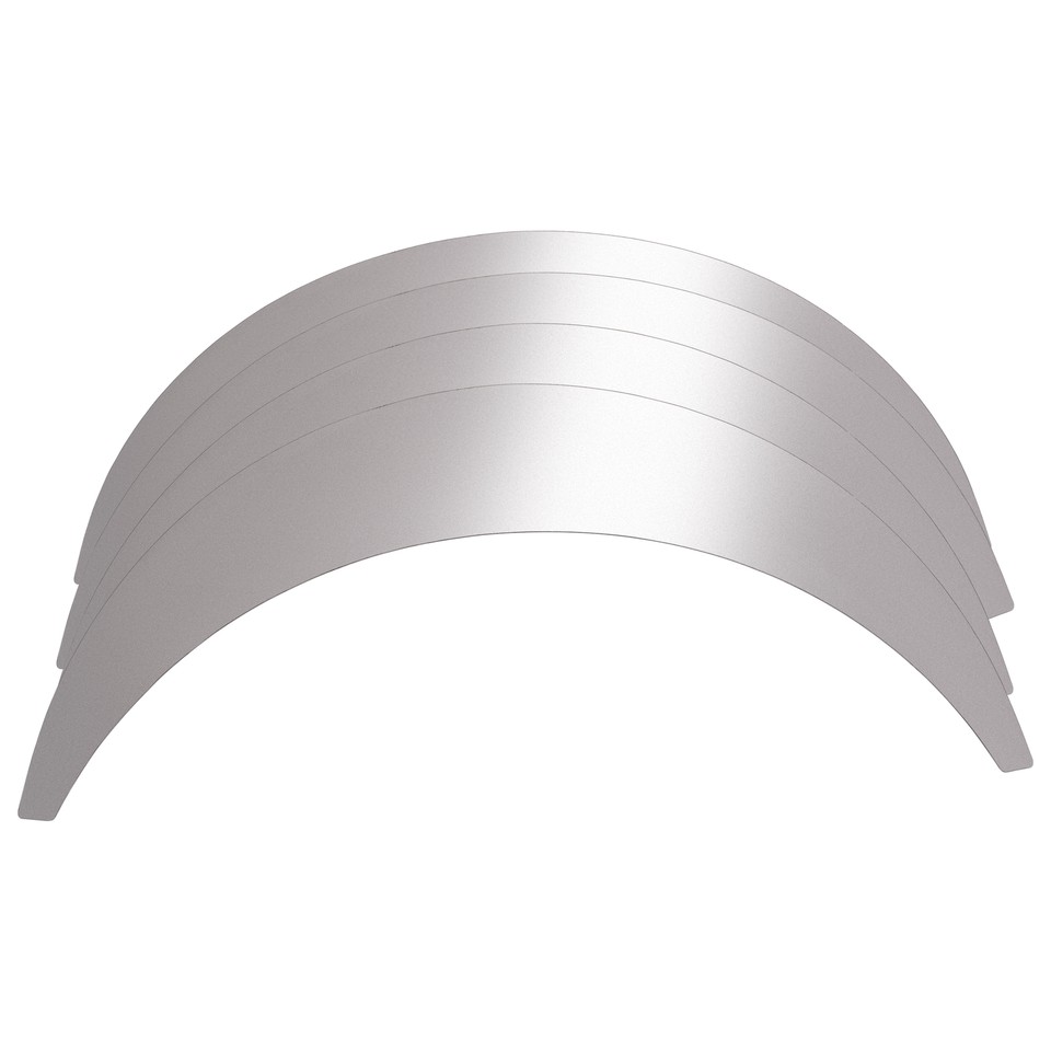 Universal Steel Metal Fender Flares JDM Style 5" Wide 4-Piece Set | eBay