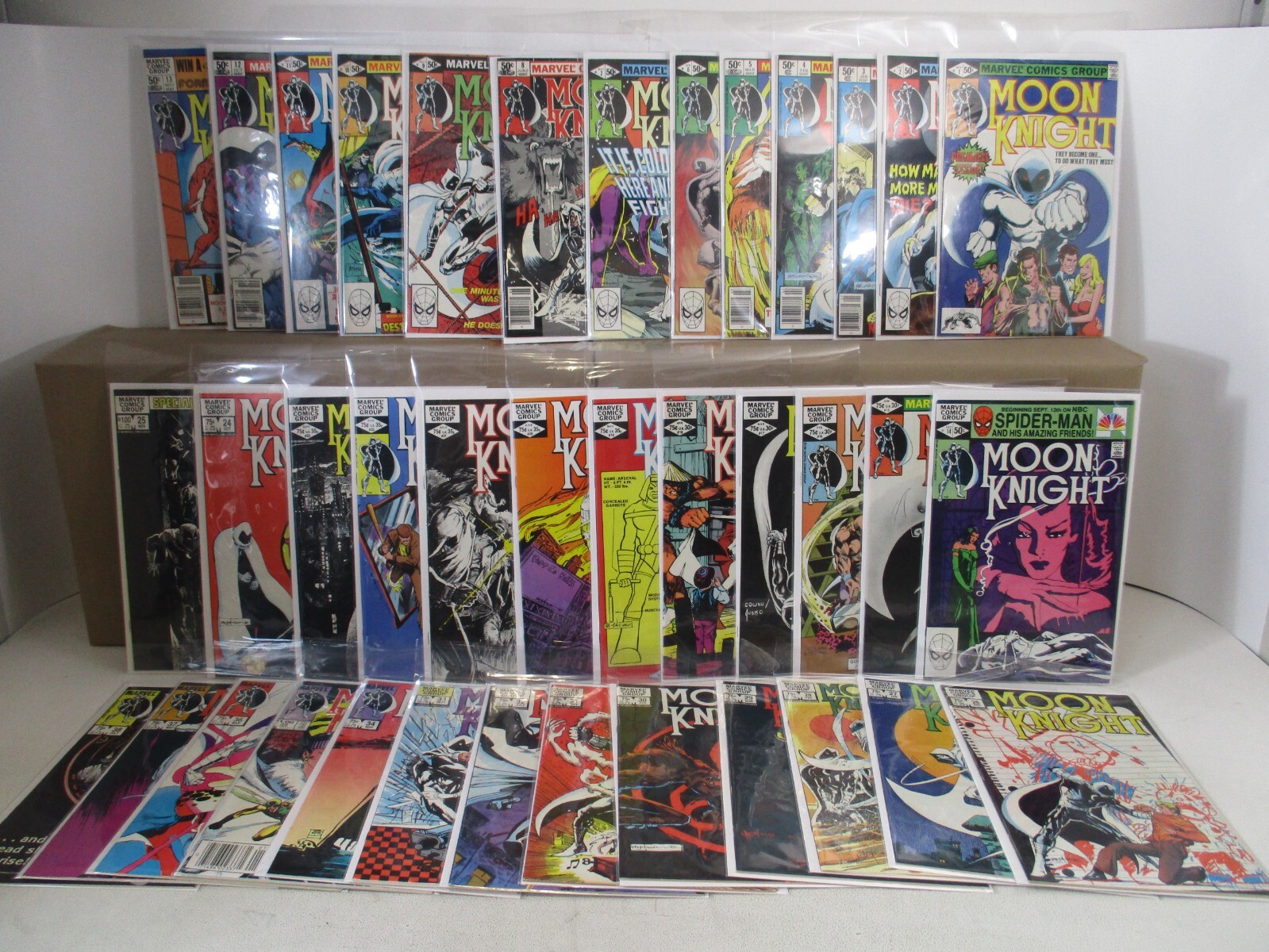 MOON KNIGHT 1-38 COMPLETE SET Sharp! Marvel Comics (s 14509) | eBay