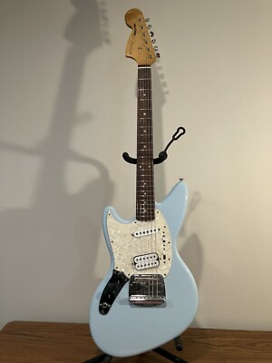 2021 Kurt Cobain Jagstang Guitar Left Handed Sonic Blue Gig Bag Mint ...