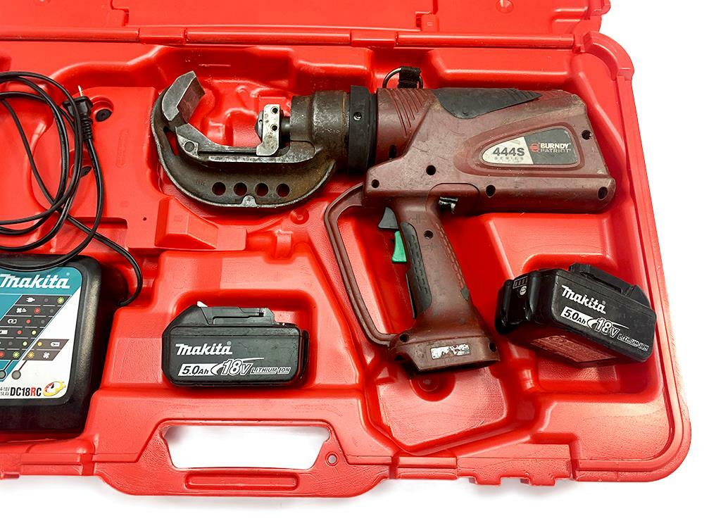 Burndy Patriot 444S Series Battery Actuated Hydraulic Crimping Tool ...